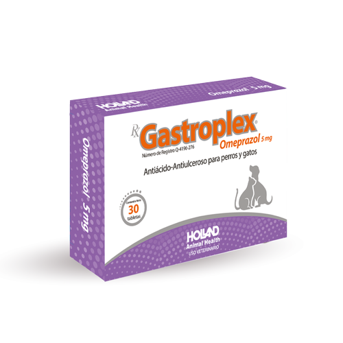 GASTROPLEX (OMEPRAZOL) 5MG 30 TABS – PetPaw.mx