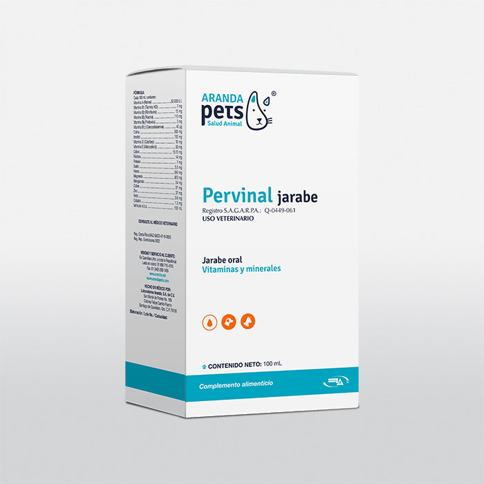 PERVINAL JARABE 100ML – PetPaw.mx